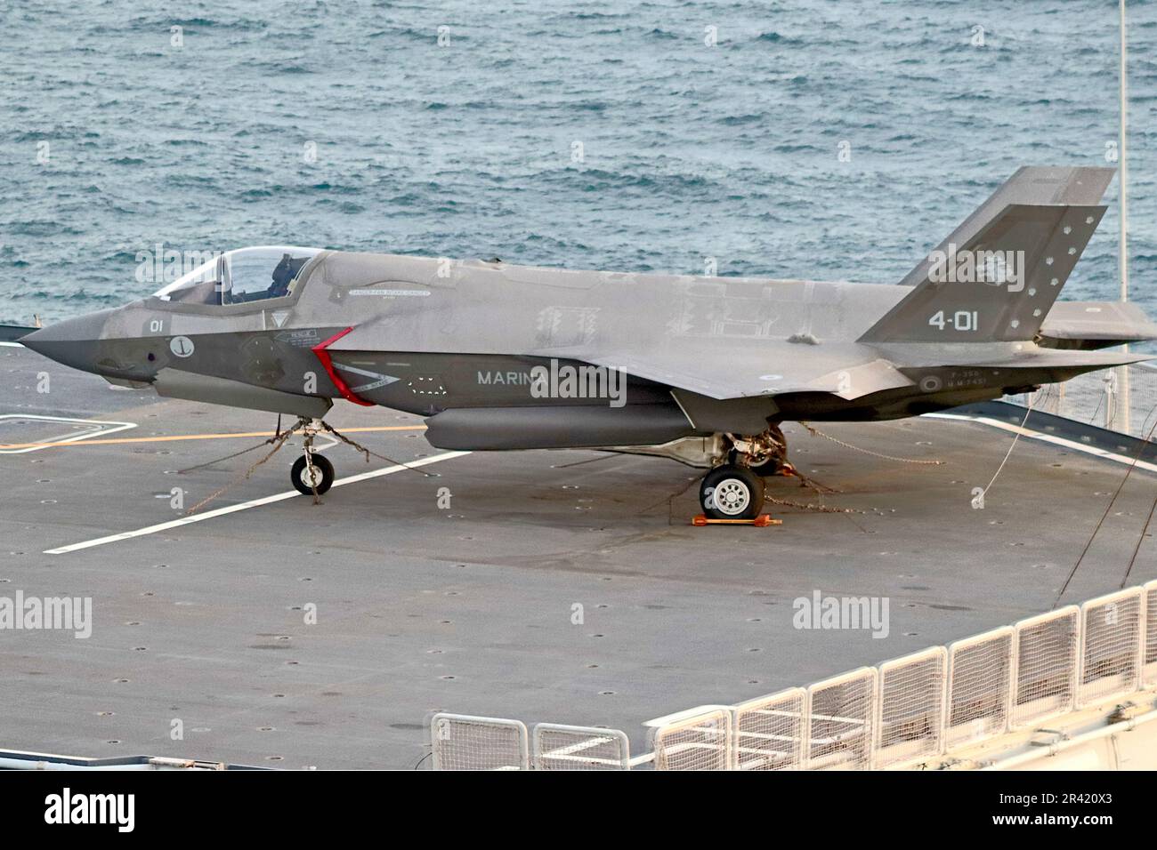Lockheed Martin F35C Lightning II, MM 7451/4-01 serving in the Italian ...