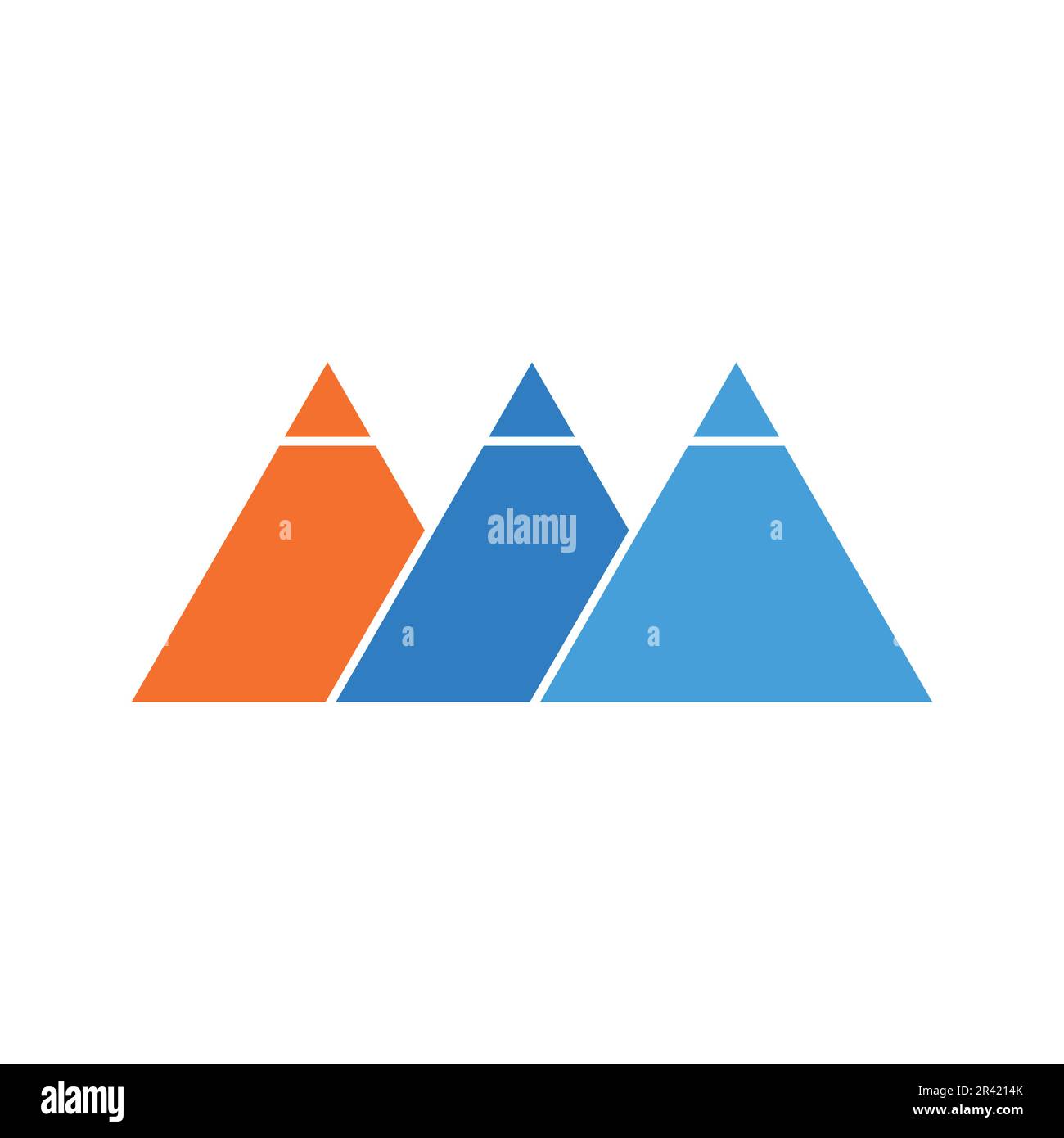 Flat Mountain Icon Symbol Vector Illustration Stock Vector Image & Art ...