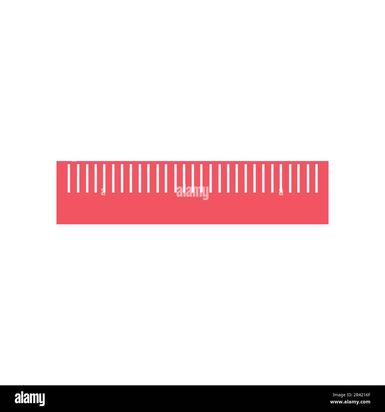 Flat Ruler Icon Symbol Vector Illustration Stock Vector Image & Art - Alamy