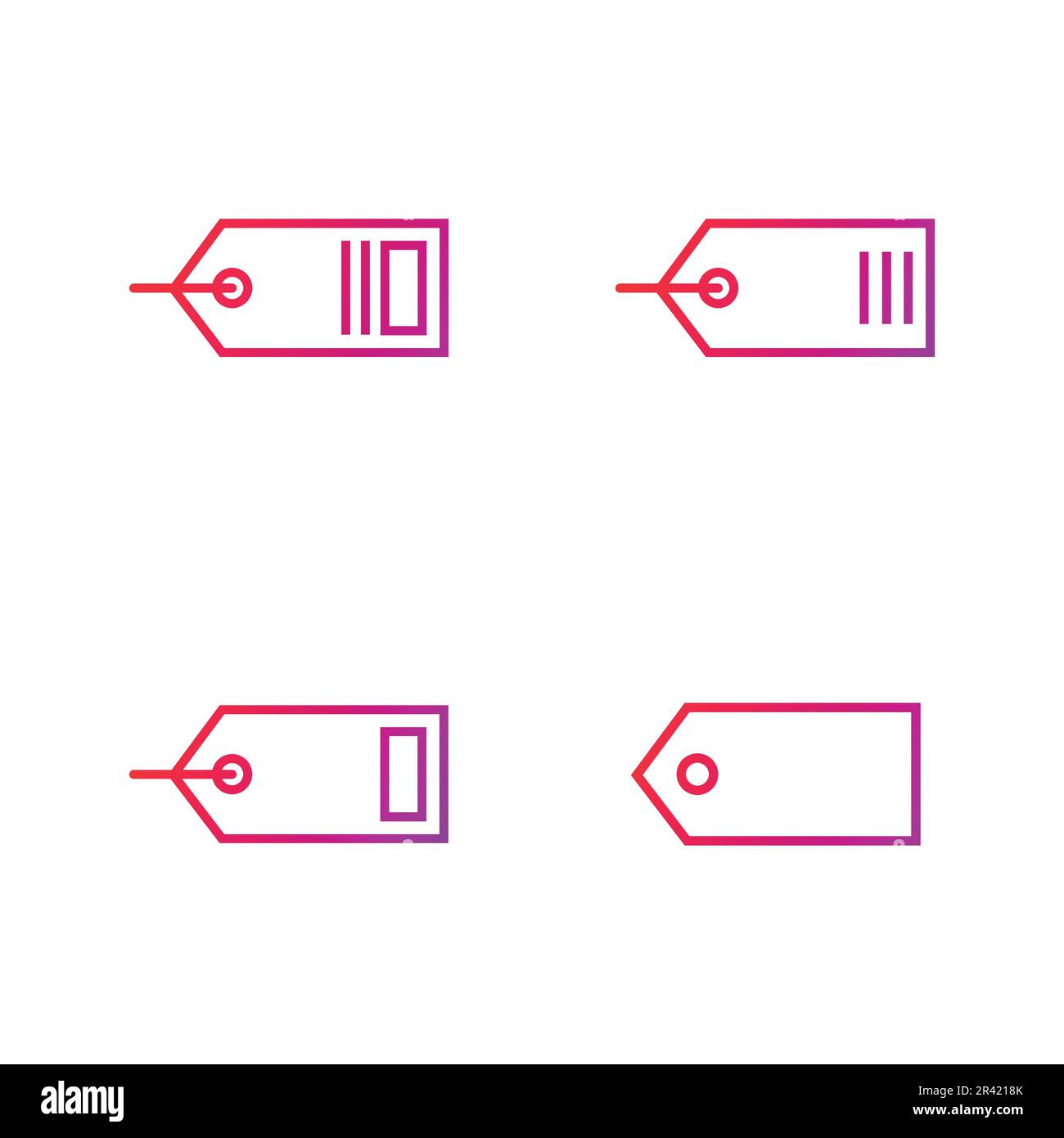 Price Tag Gradient Icon Vector Illustration Stock Vector Image & Art ...