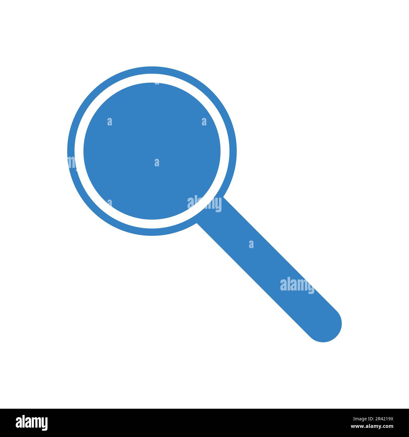 Flat Search Icon Symbol Vector Illustration Stock Vector Image & Art ...