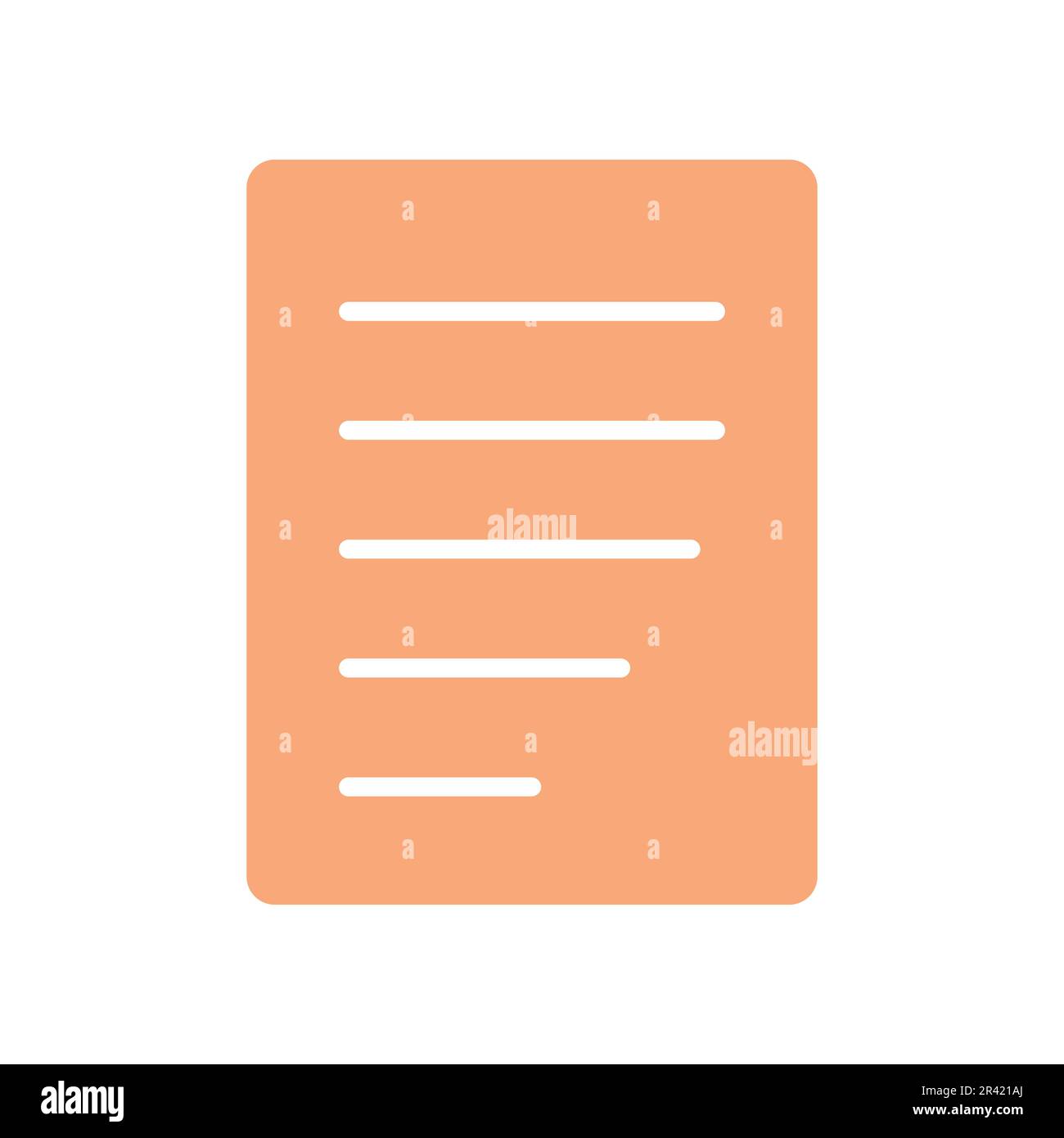 Flat Sheet Icon Symbol Vector Illustration Stock Vector Image & Art - Alamy