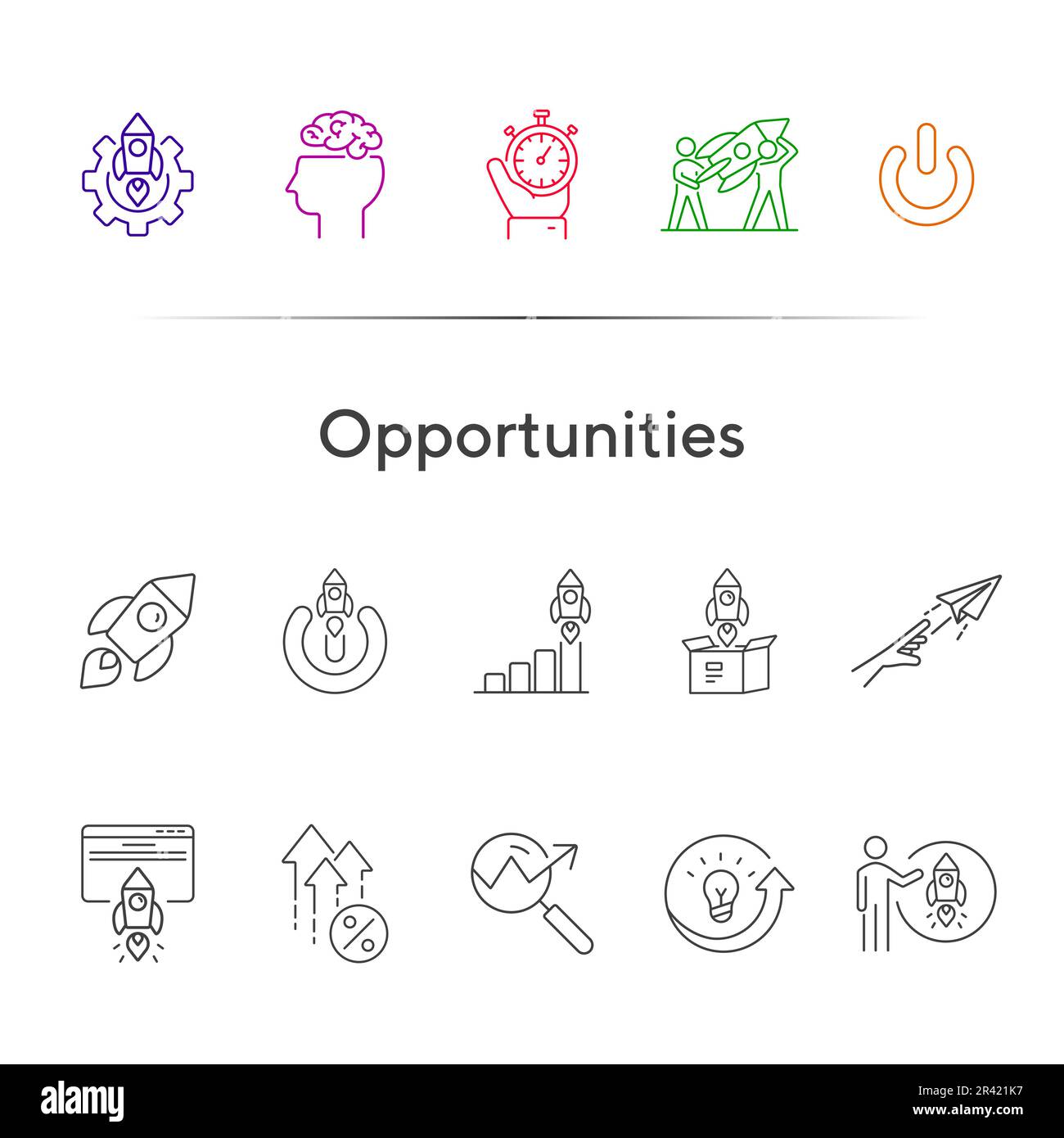 Marketing opportunities Stock Vector Images - Alamy