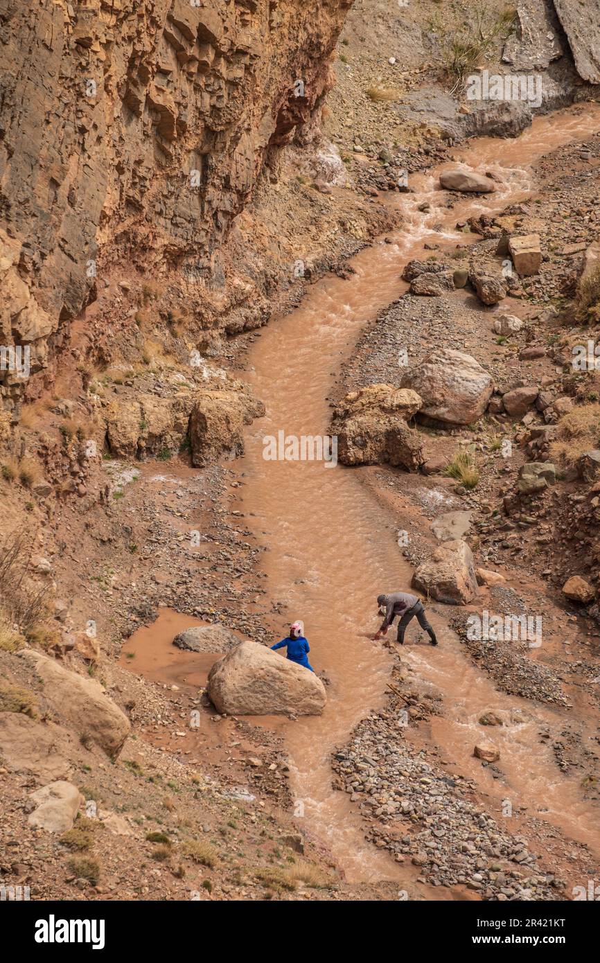 Assif n Arous river, Atlas mountain range, morocco, africa Stock Photo ...