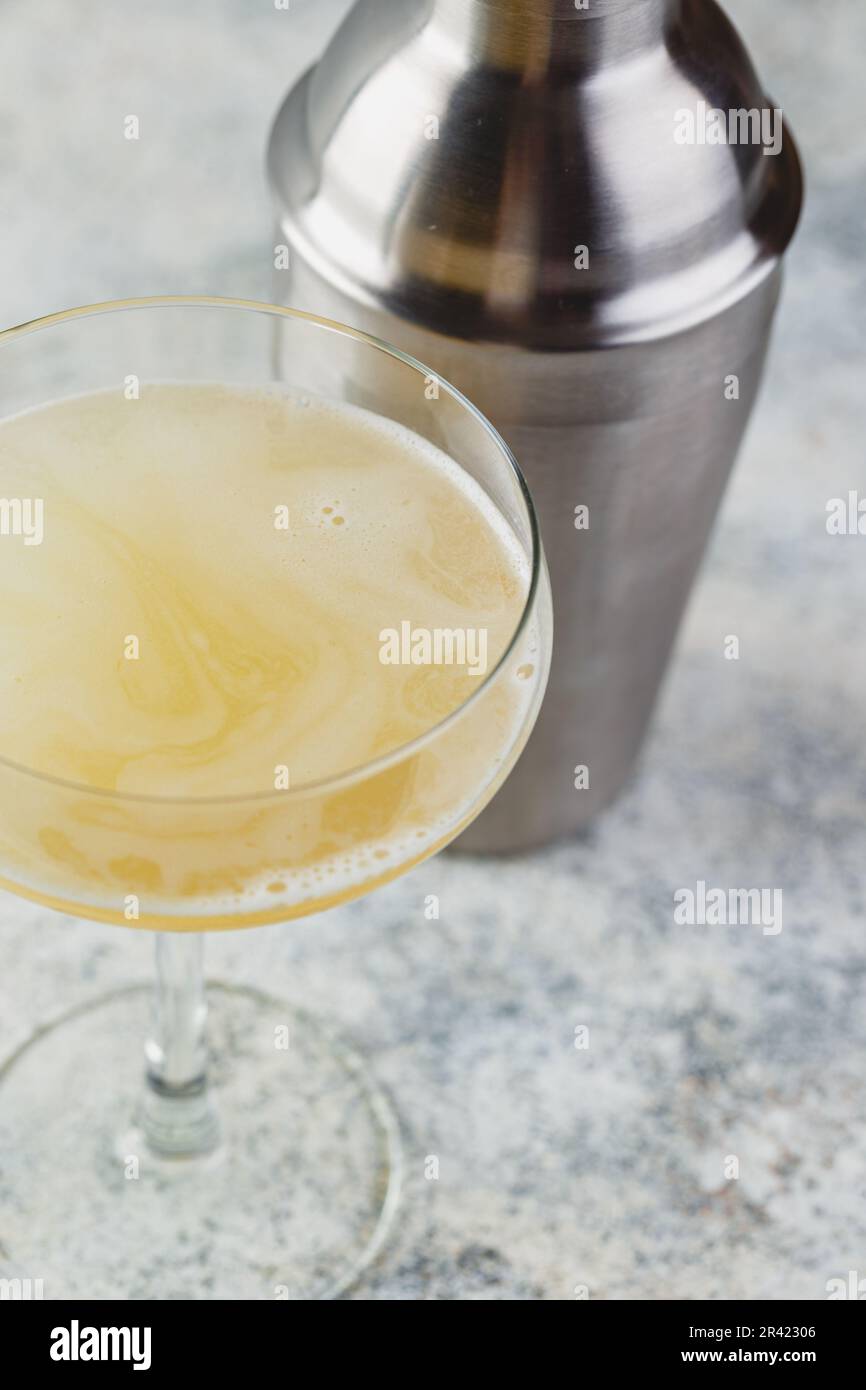 Pink Raspberry Cocktail Stock Photo - Alamy