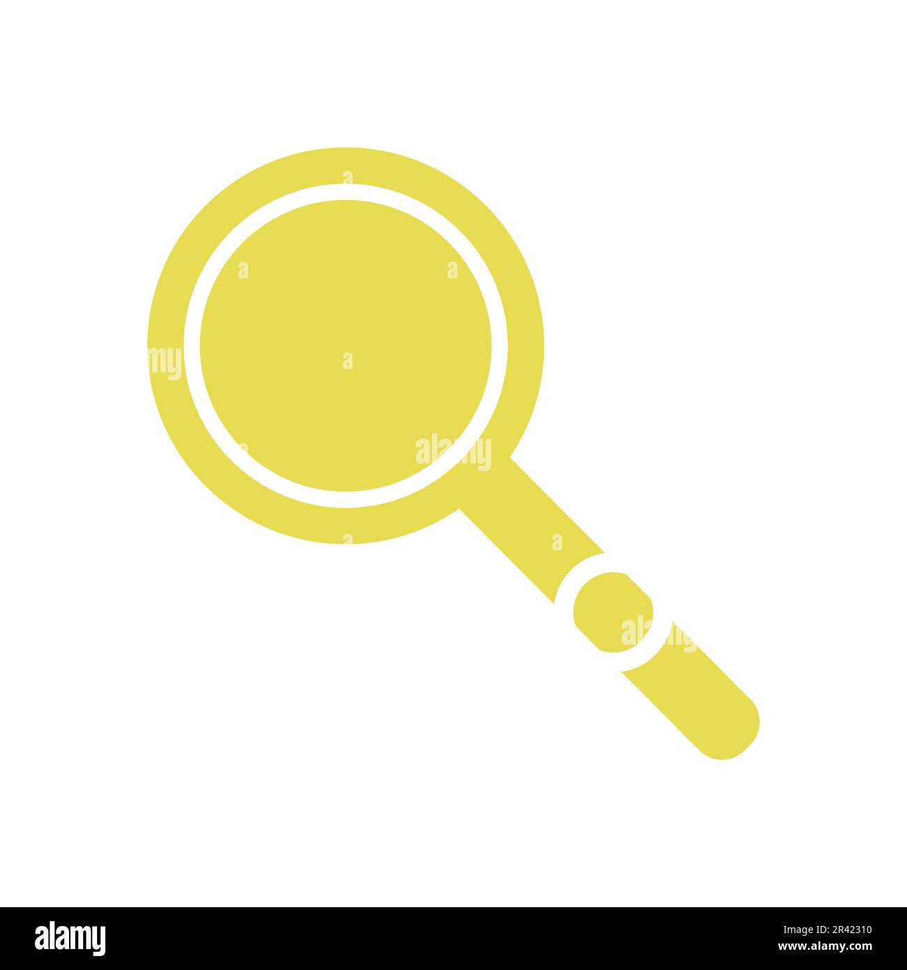 Flat Search Icon Symbol Vector Illustration Stock Vector Image & Art ...