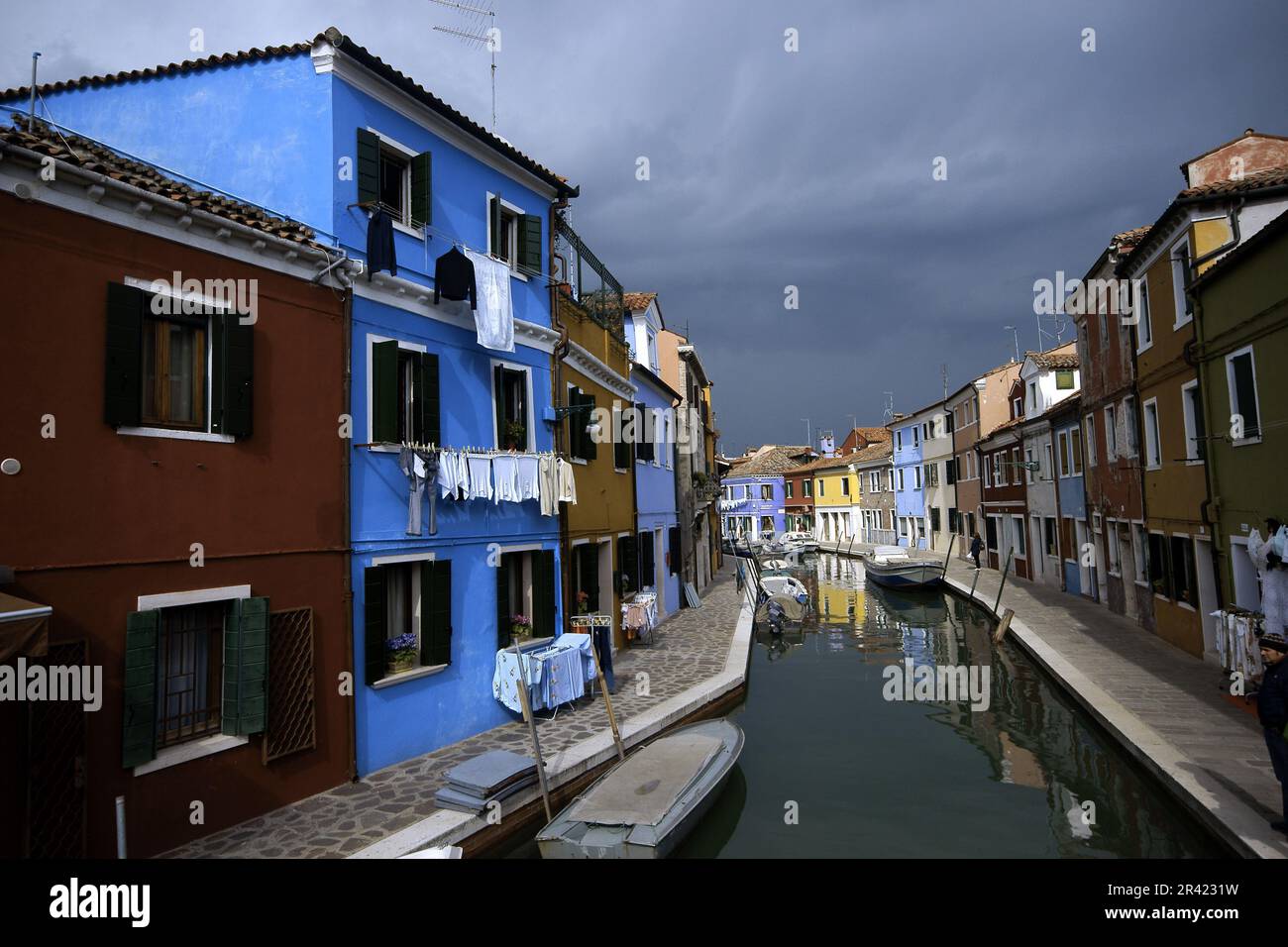 Casas de colores.Isla de Burano. Venecia.Véneto. Italia Stock Photo - Alamy