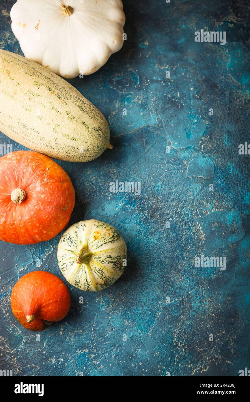 Pumpkins and fall vegetables Stock Photo - Alamy