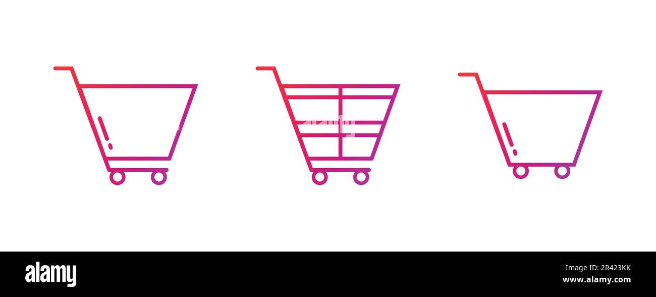 Gradient shopping symbol Stock Vector Images - Alamy