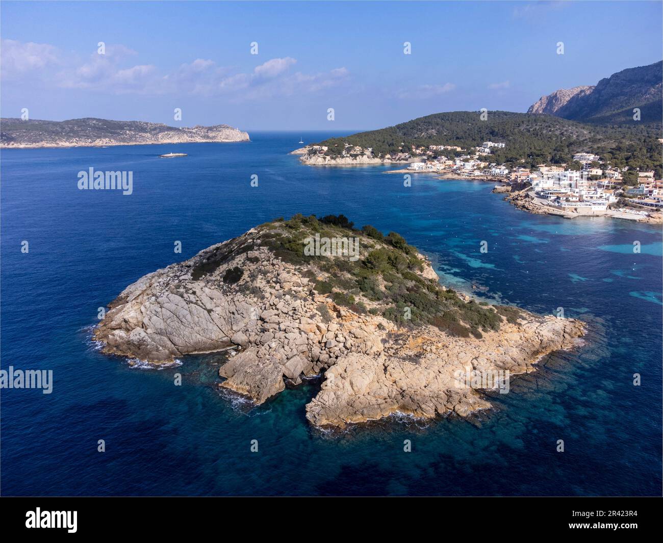 Aerial view sa dragonera island hi-res stock photography and images - Alamy