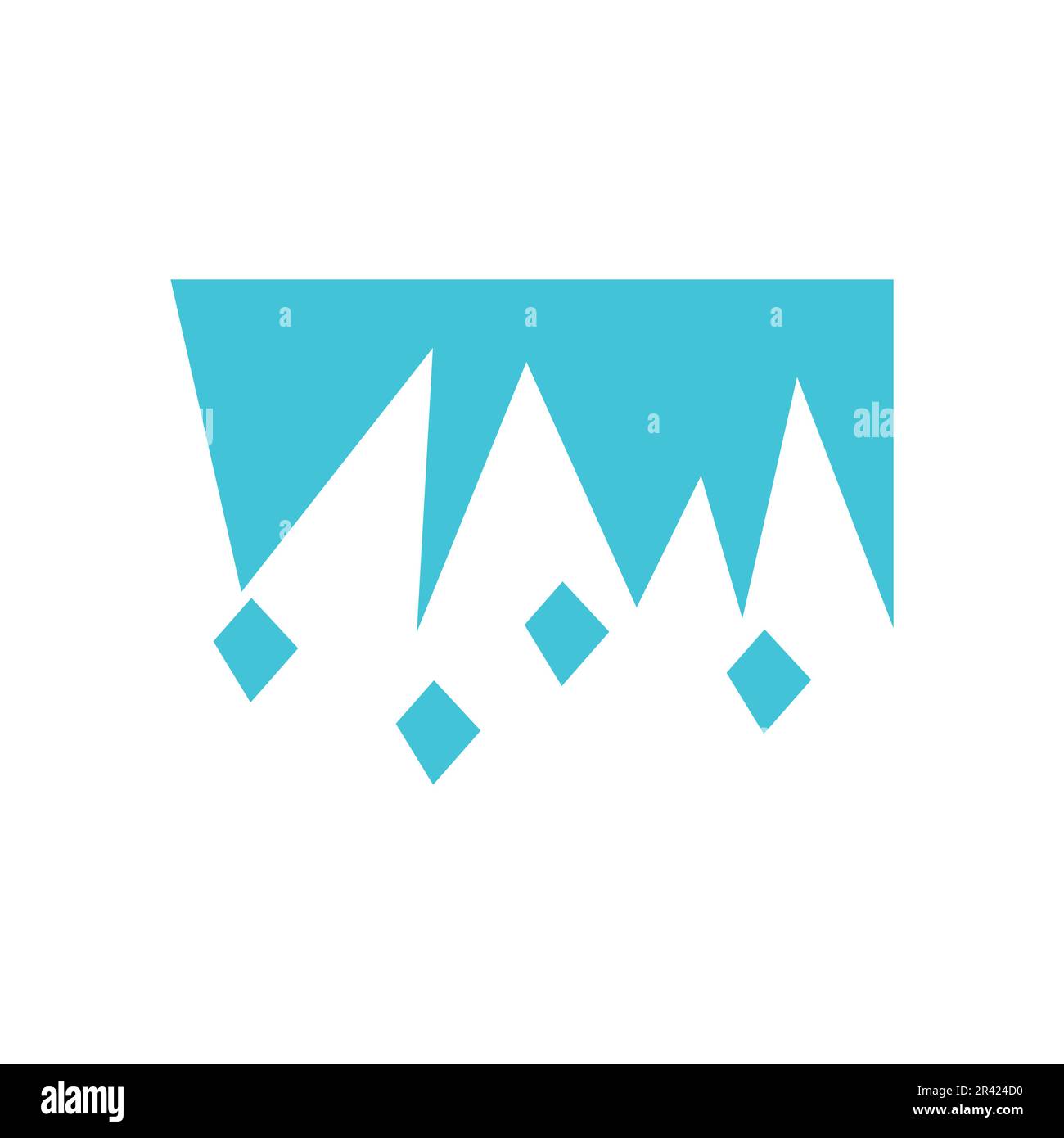 Flat Stalactite Icon Symbol Vector Illustration Stock Vector Image ...