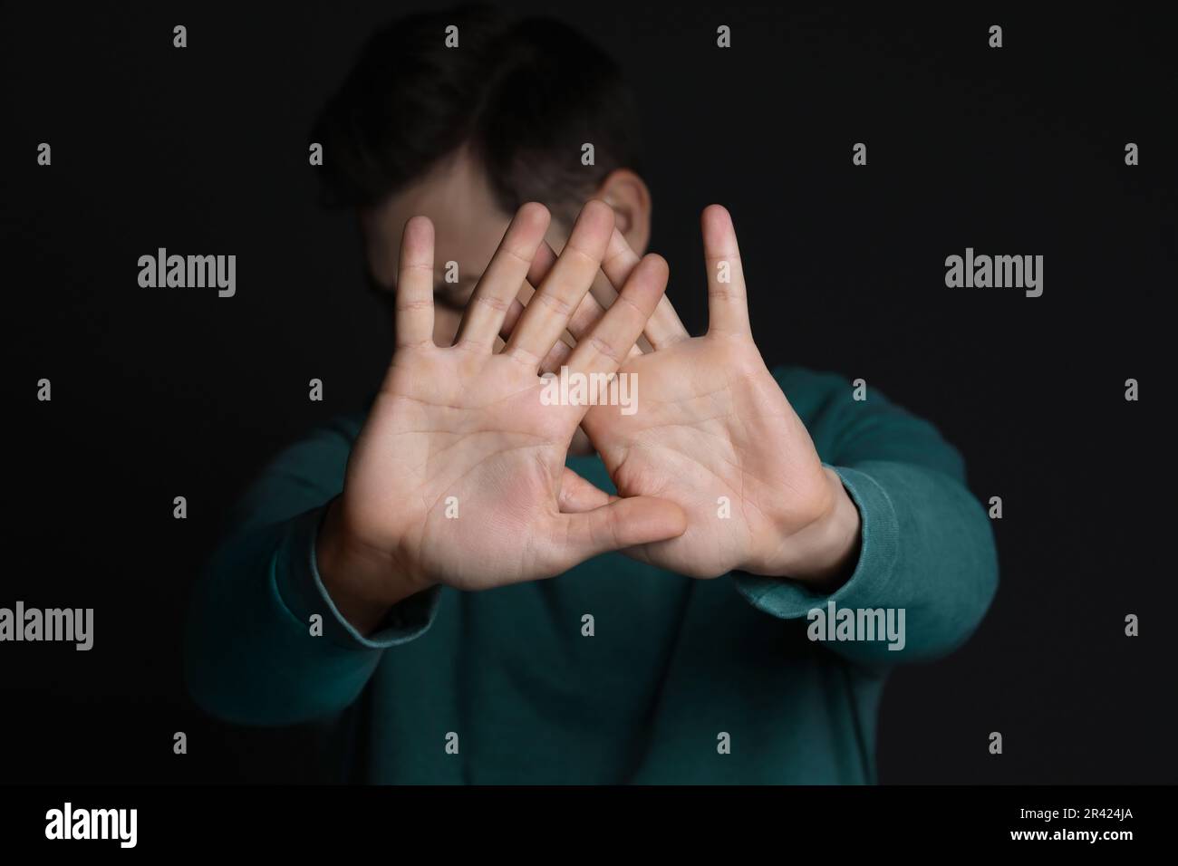 Sad emotion showing gesture hi-res stock photography and images - Alamy