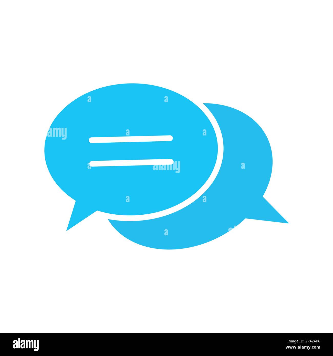 Flat Talk Icon Symbol Vector Illustration Stock Vector Image & Art - Alamy