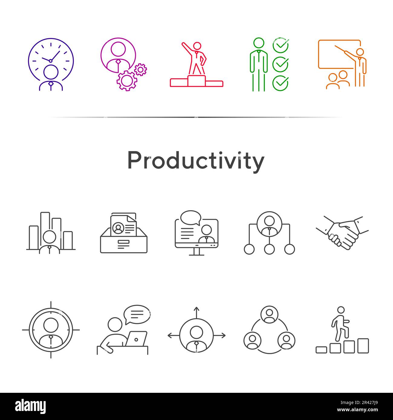 Person productivity illustration hi-res stock photography and images ...