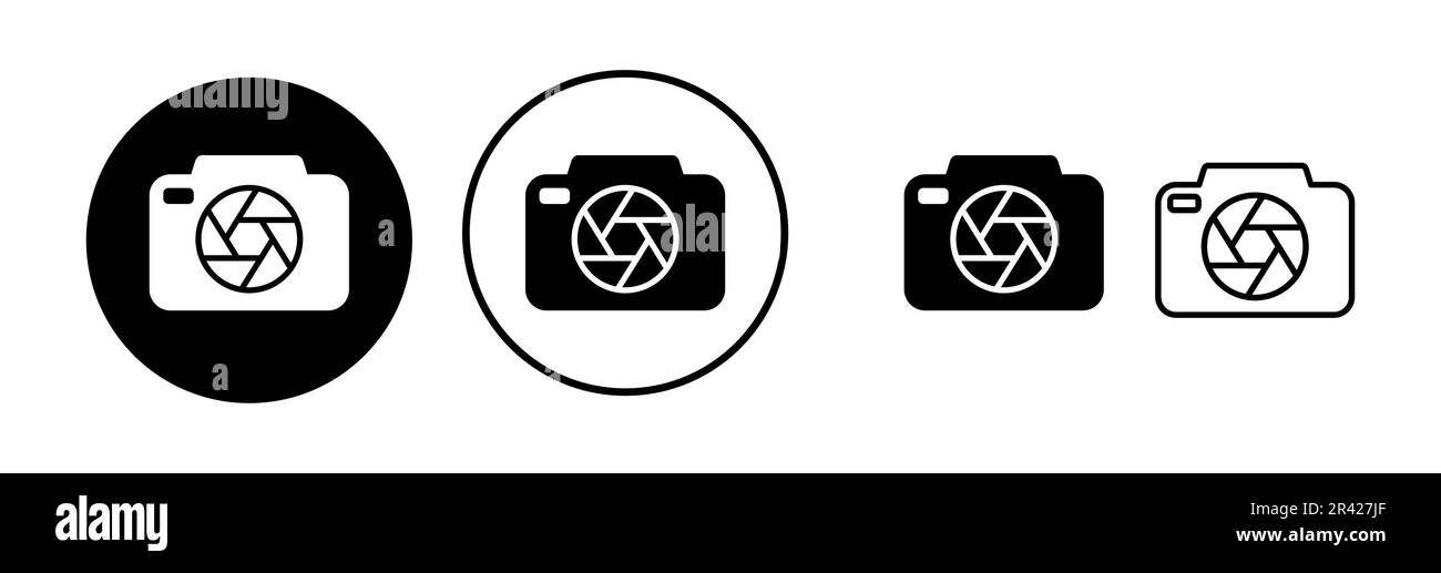 Camera Icon in trendy flat style isolated. Camera symbol web site ...