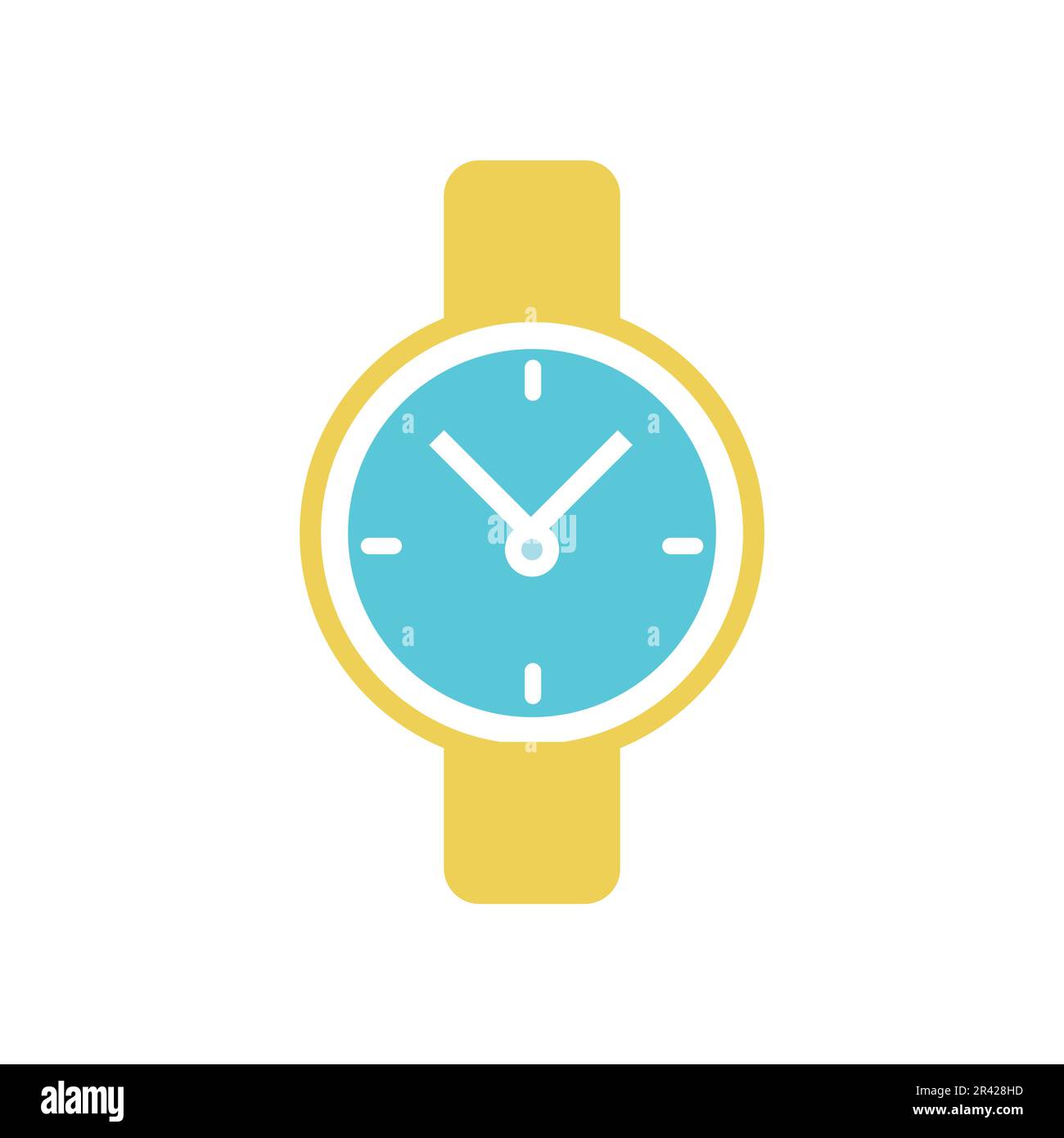 Flat Watch Icon Symbol Vector Illustration Stock Vector Image & Art - Alamy