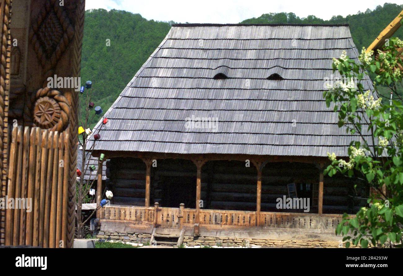 Dragomirești, Maramureș County, Romania, approx. 2000. The 18th century ...