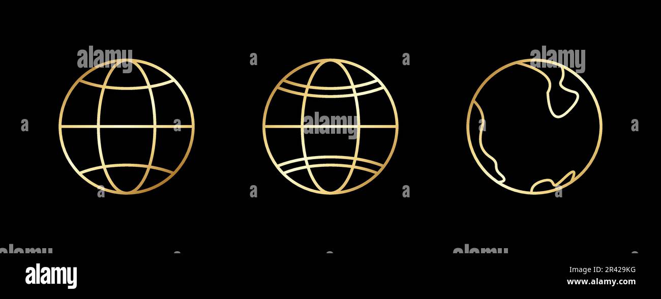 Golden World Icon Vector Illustration Stock Vector Image & Art - Alamy Golden World Icon Vector Illustration Stock Vector Image & Art - Alamy