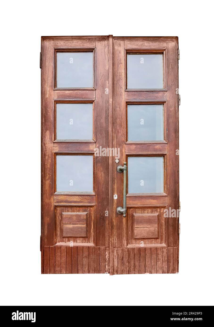 Facade doors windows old Cut Out Stock Images & Pictures - Alamy