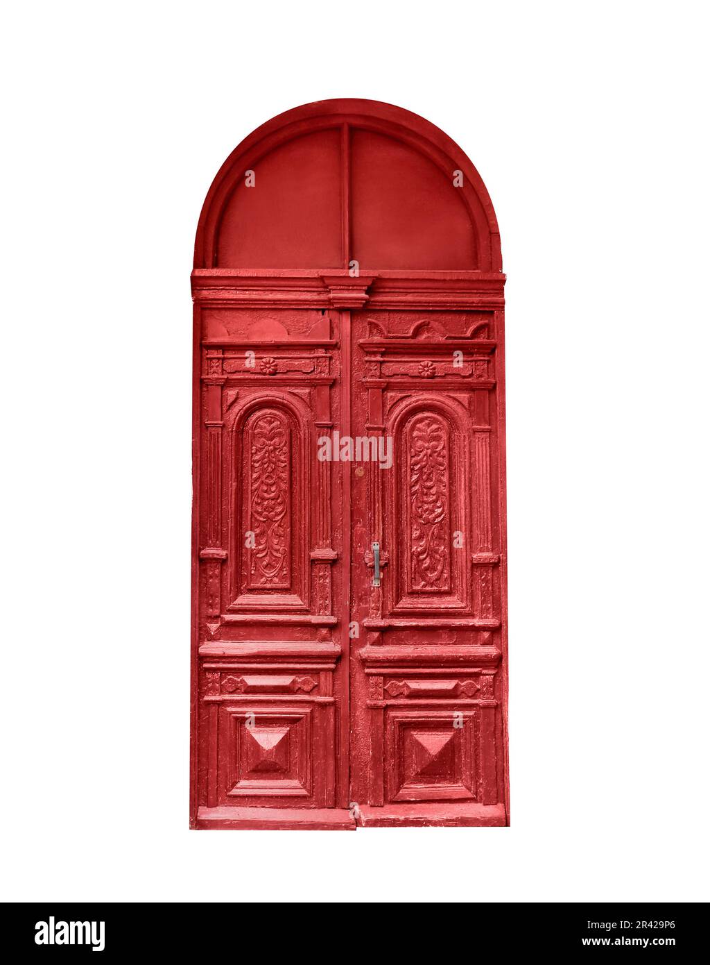 Vintage doors on white background Stock Photo - Alamy