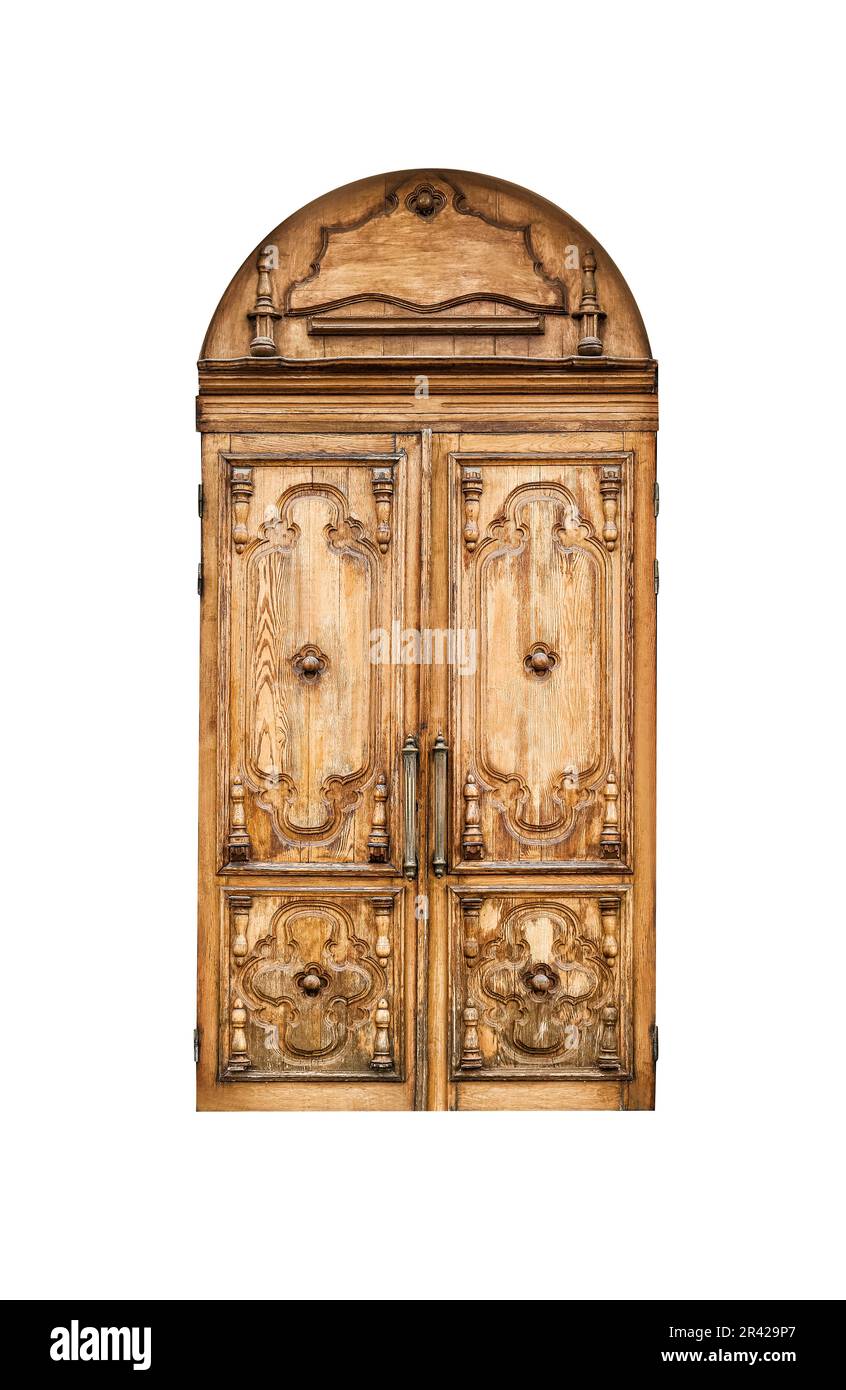 Decorative street white wooden Cut Out Stock Images & Pictures - Alamy