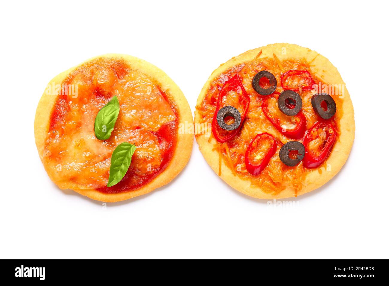 Mini pizzas Cut Out Stock Images & Pictures - Alamy