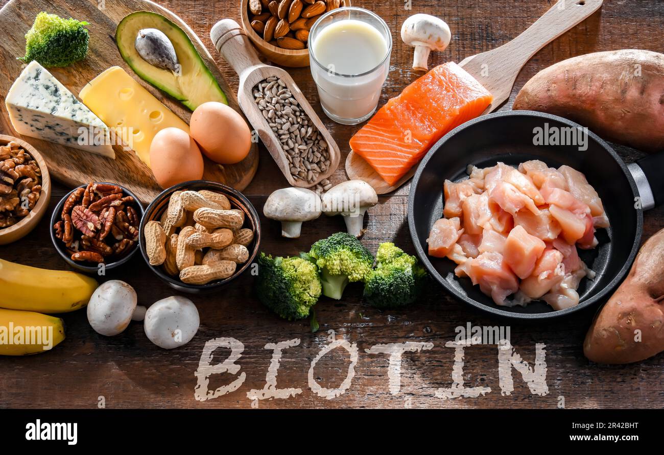 Food products rich in biotin recommended as a dietary supplement for ...