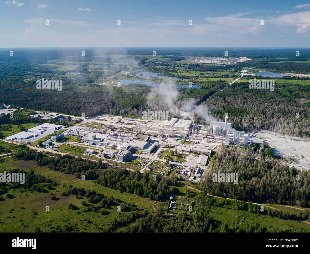 Plant of concrete foam blocks and limestone manufacture Stock Photo - Alamy Plant of concrete foam blocks and limestone manufacture Stock Photo - Alamy