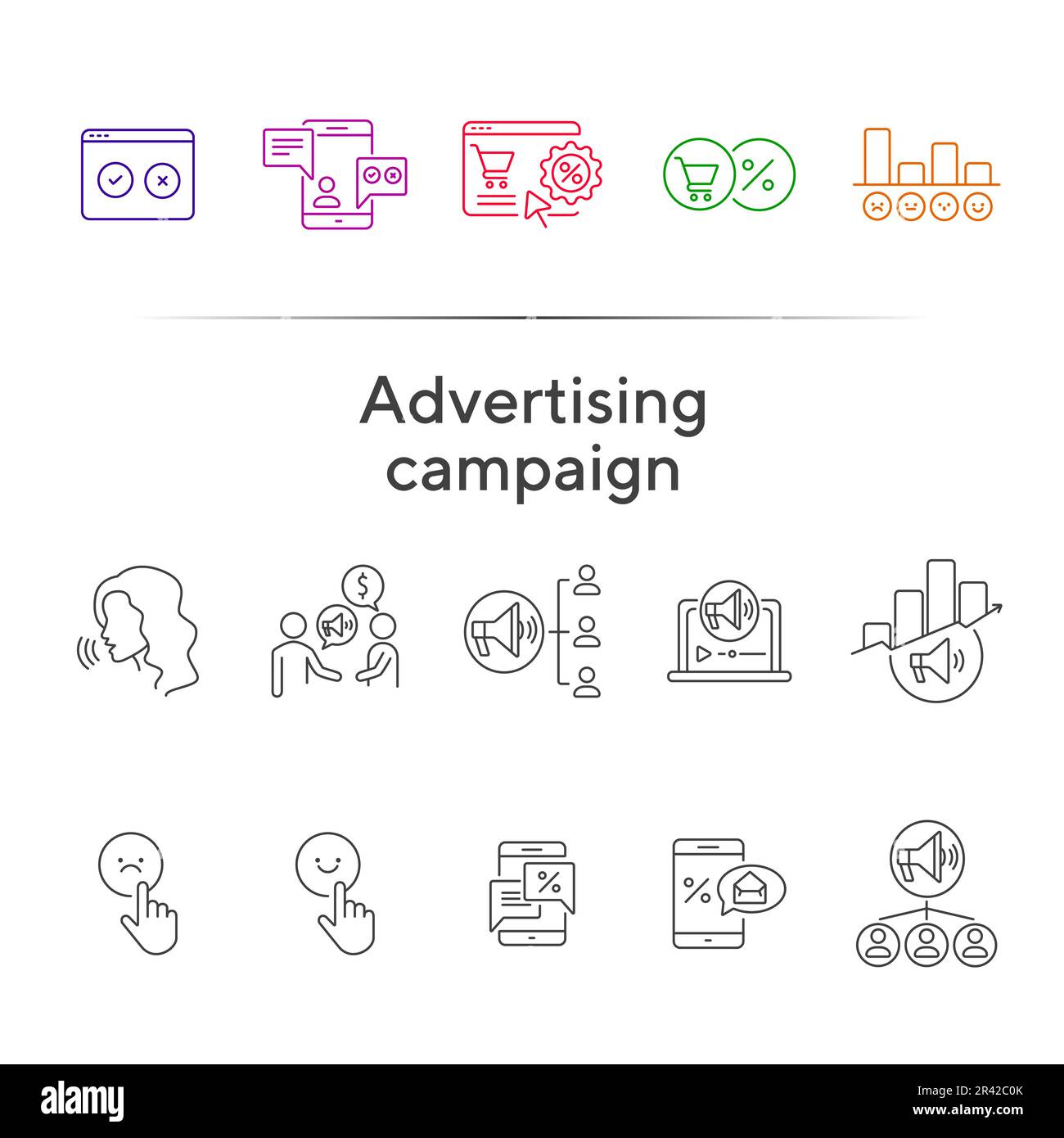 Campaign icons hi-res stock photography and images - Alamy