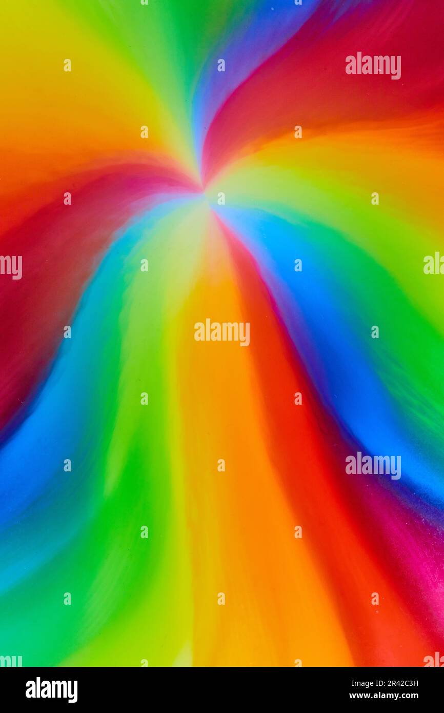 Vertical prism of abstract aurora borealis of rainbow skittles Stock ...