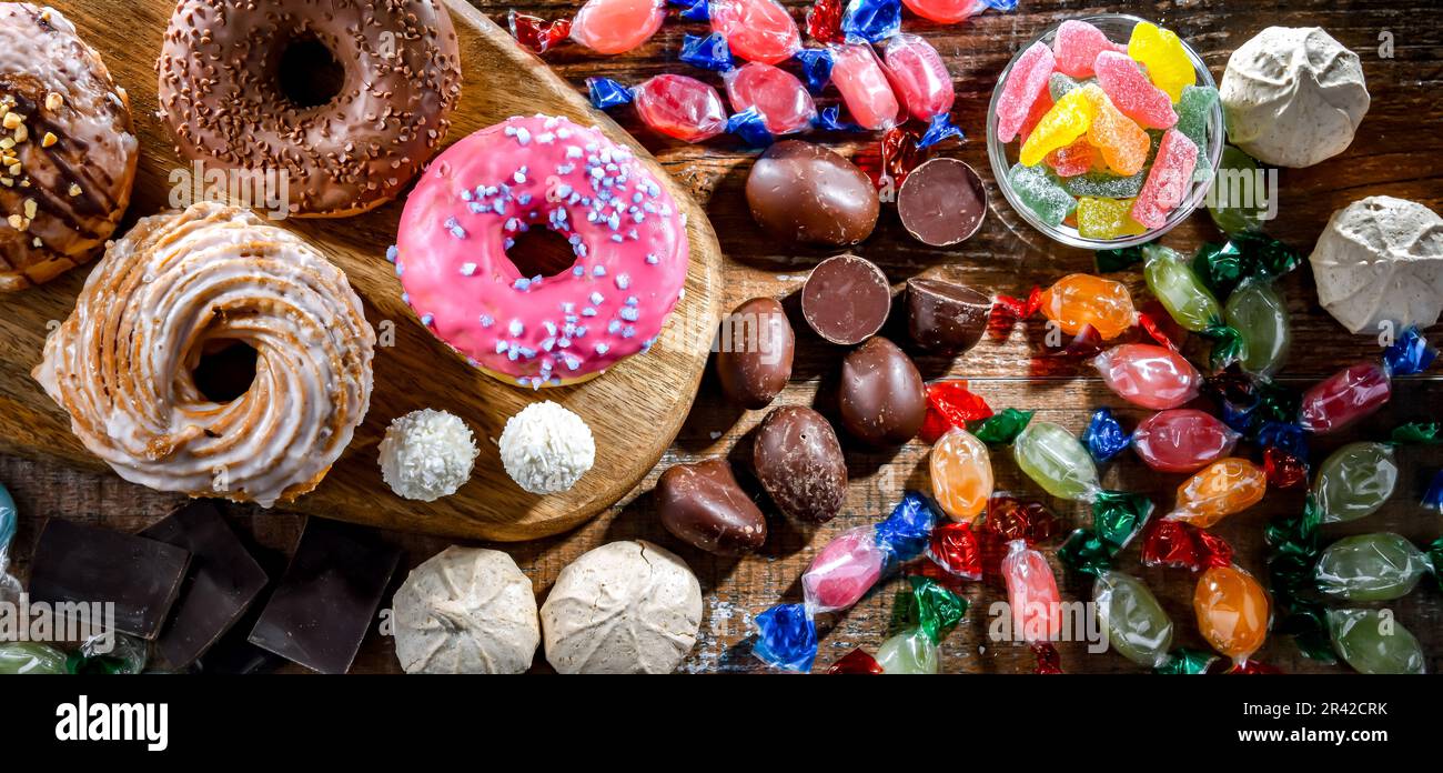 High sugar groceries hi-res stock photography and images - Alamy