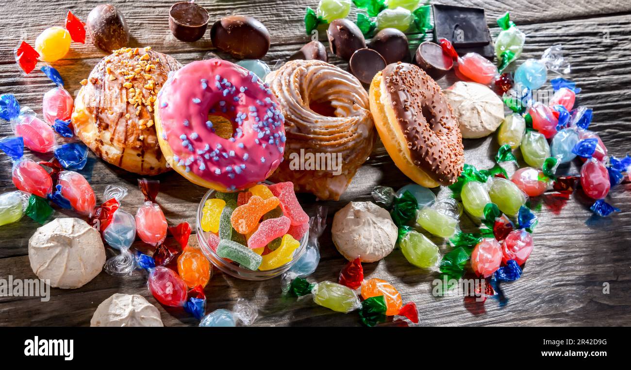 High sugar groceries hi-res stock photography and images - Alamy
