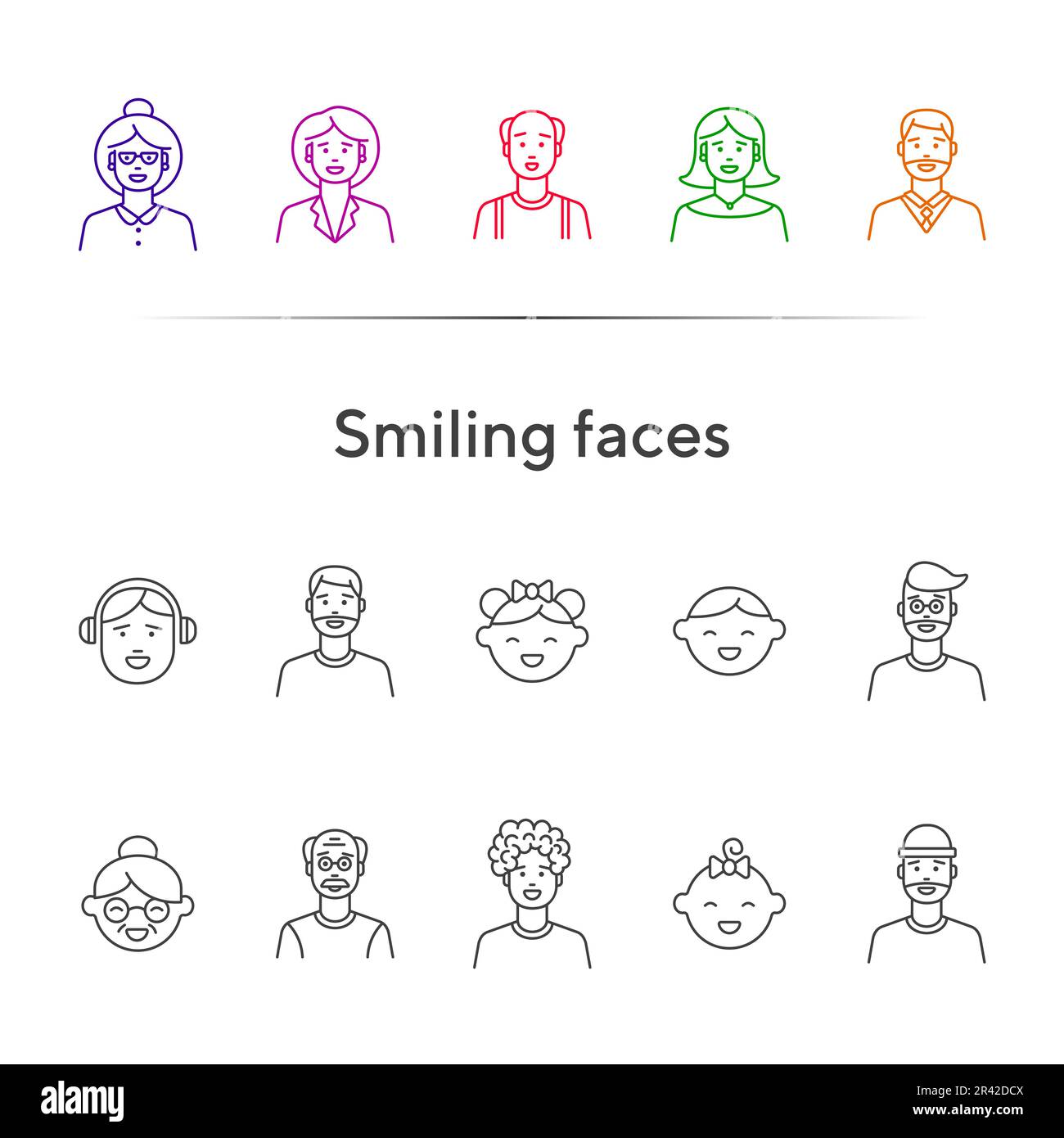 Parent and teenager face to face Stock Vector Images - Alamy