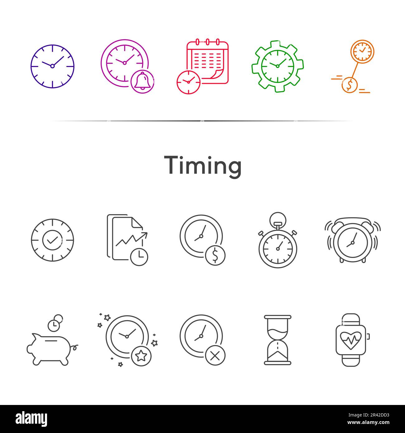 Timing diagram Cut Out Stock Images & Pictures - Alamy