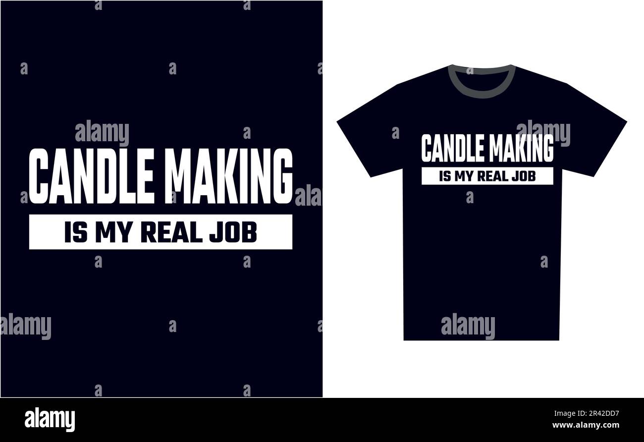 Candle making t shirt design hi-res stock photography and images - Alamy