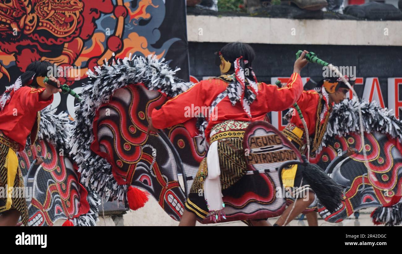 Jaranan dance, a traditional dance from Java. Jaranan comes from jaran ...