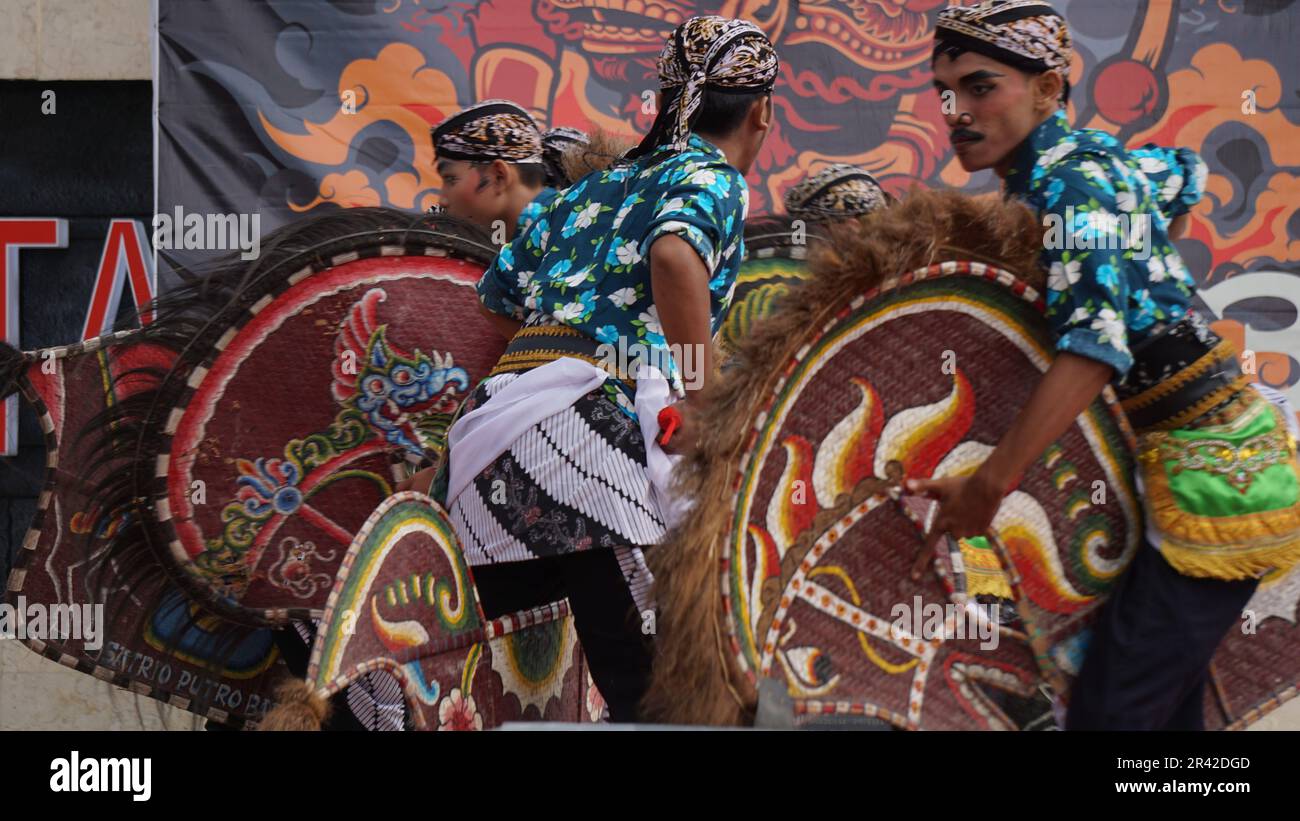 Jaranan dance, a traditional dance from Java. Jaranan comes from jaran ...