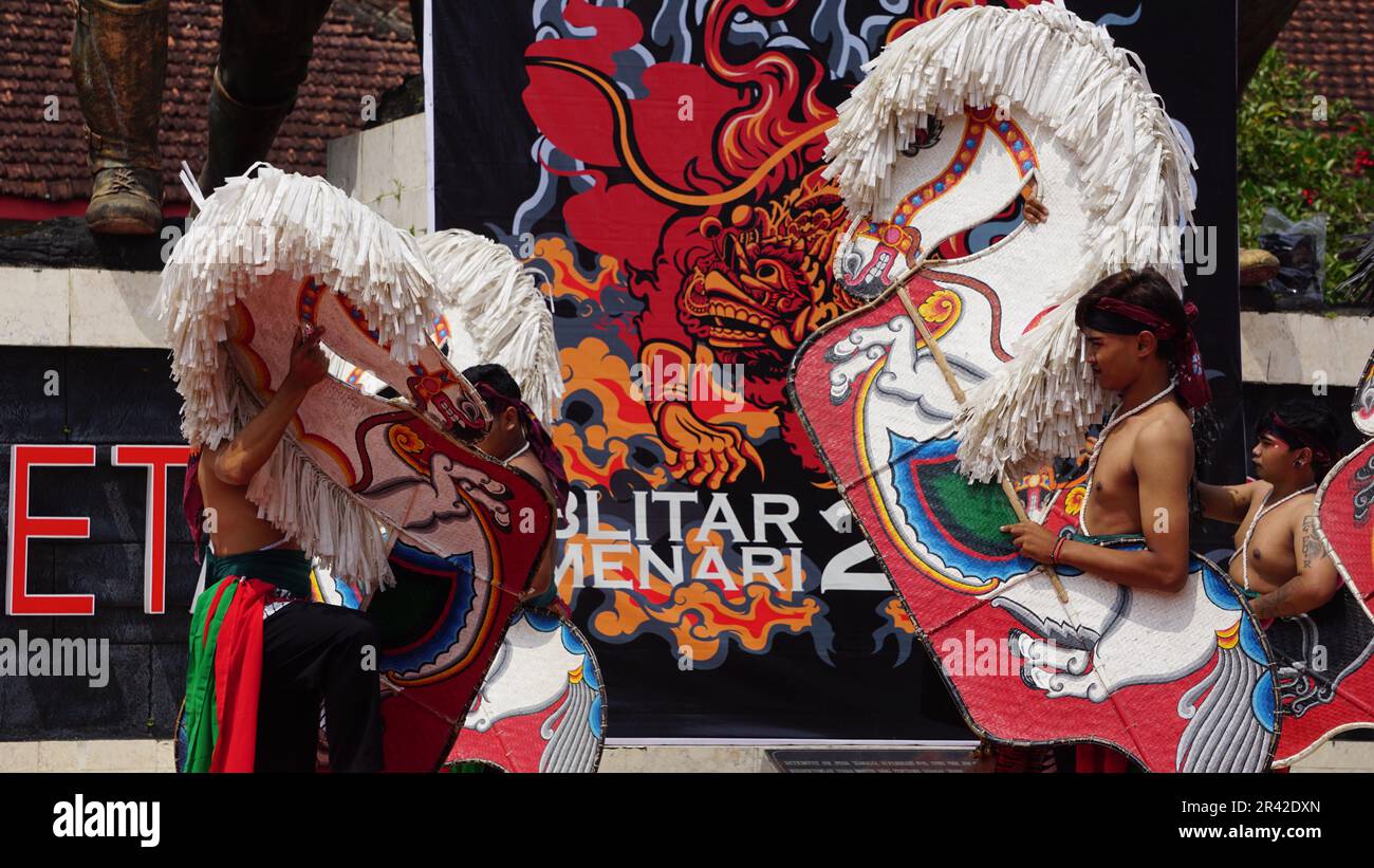 Jaranan dance, a traditional dance from Java. Jaranan comes from jaran ...