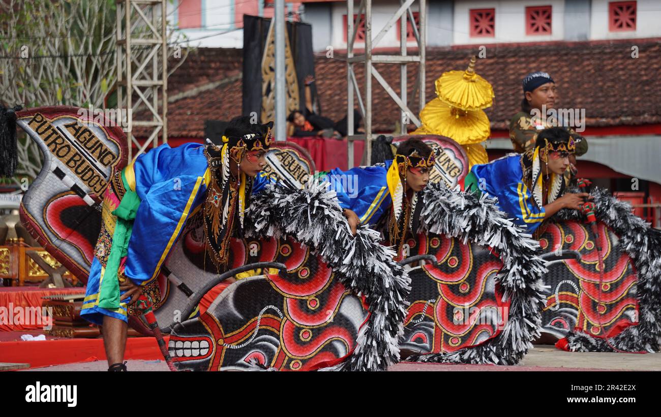 Jaranan dance, a traditional dance from Java. Jaranan comes from jaran ...