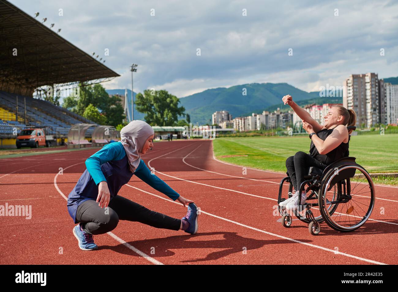 Two strong and inspiring women, one a Muslim wearing a burka and the ...