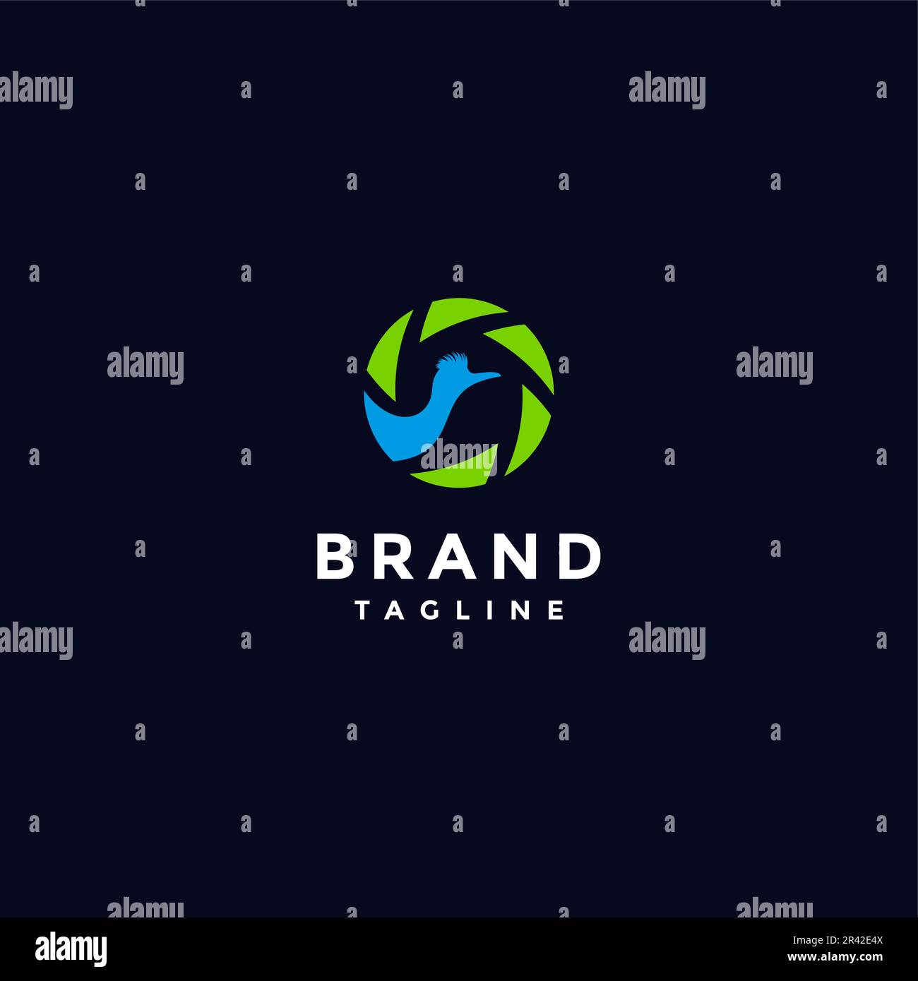 Bird in The Shutter Camera Icon Logo Design. Creative nature ...