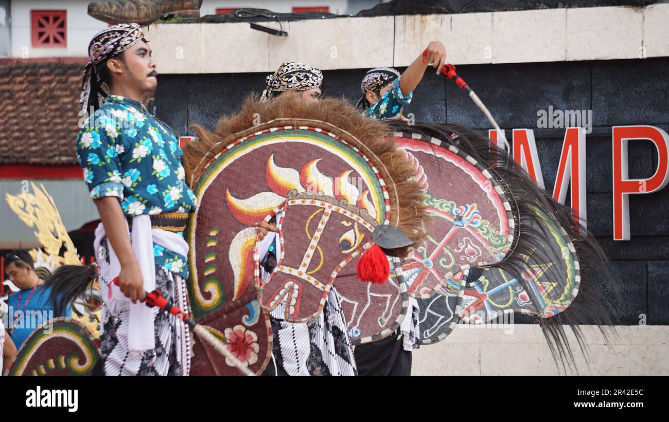Jaranan dance, a traditional dance from Java. Jaranan comes from jaran ...