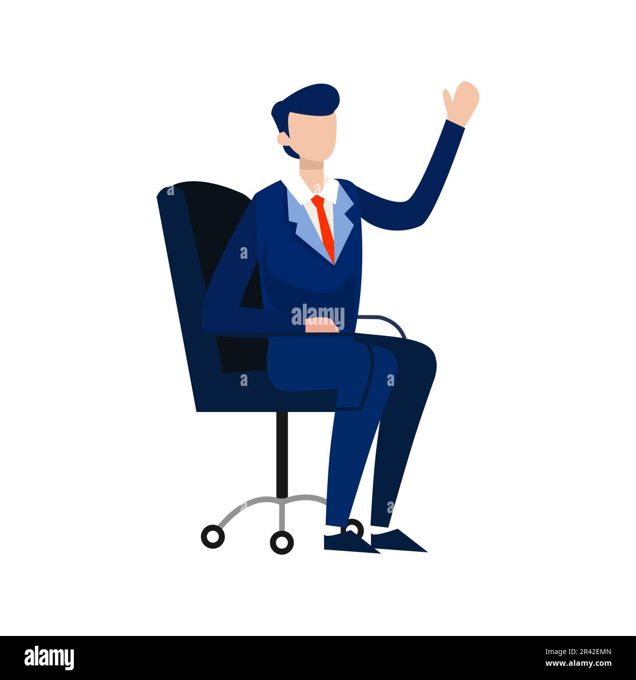 Office lobby in white Stock Vector Images - Alamy