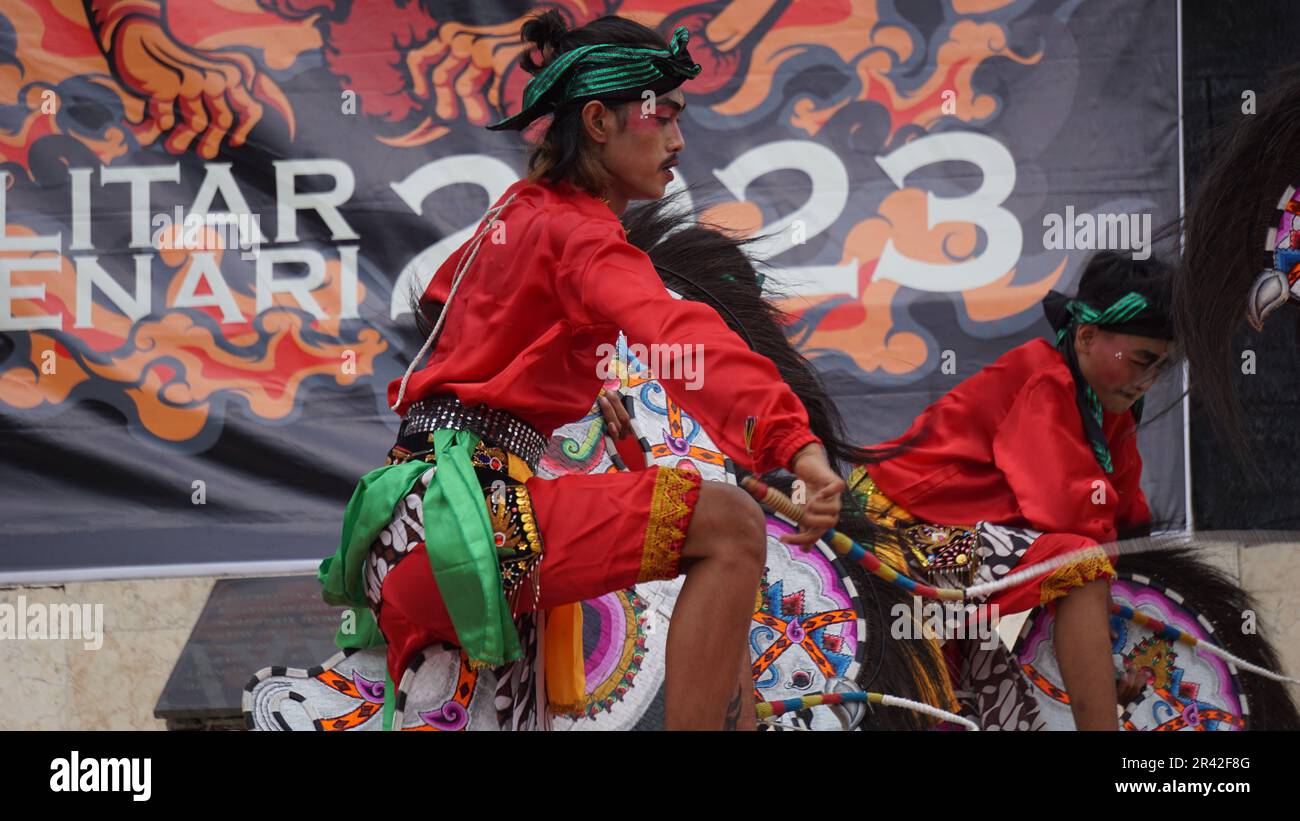 Jaranan dance, a traditional dance from Java. Jaranan comes from jaran ...