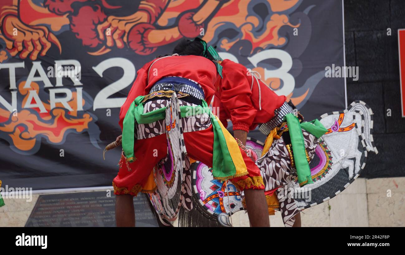 Jaranan dance, a traditional dance from Java. Jaranan comes from jaran ...