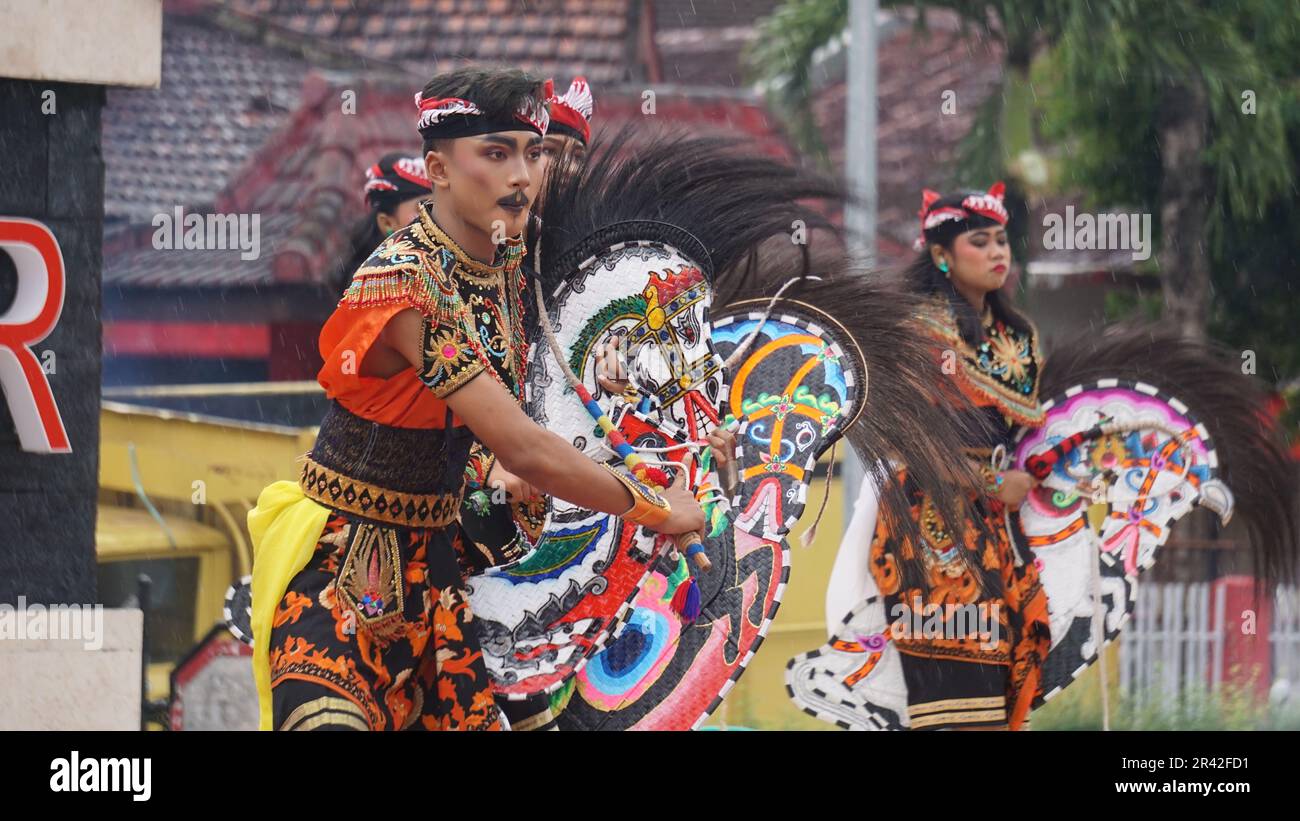 Jaranan dance, a traditional dance from Java. Jaranan comes from jaran ...