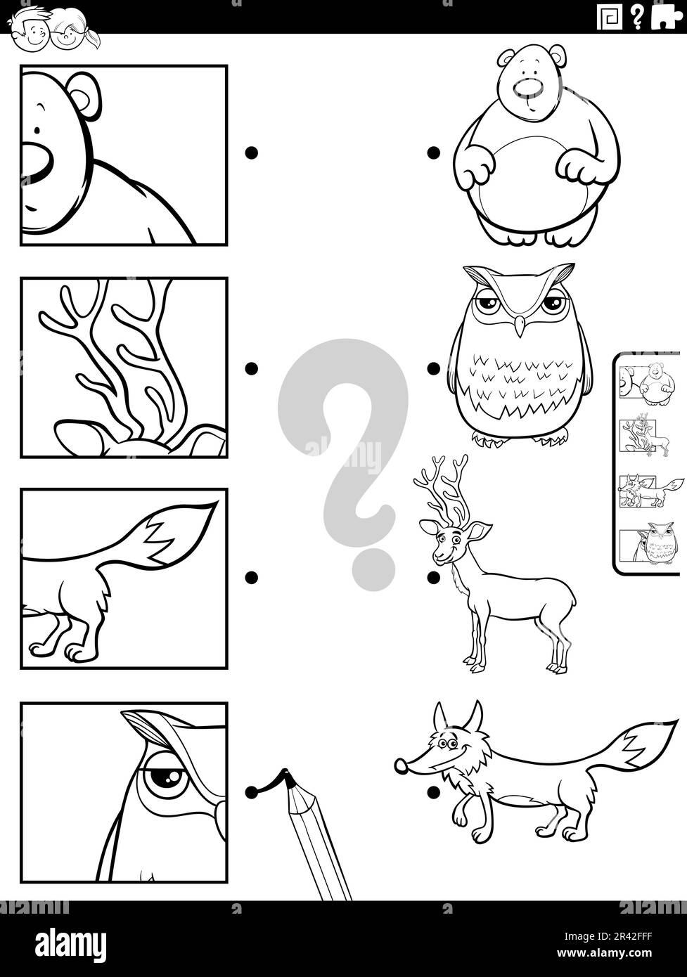 Gruffalo Fox Coloring Pages