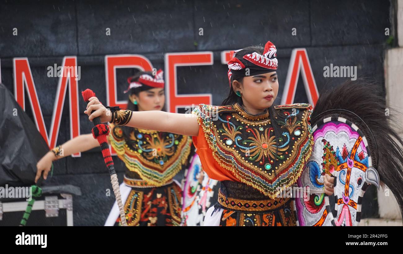 Jaranan dance, a traditional dance from Java. Jaranan comes from jaran ...