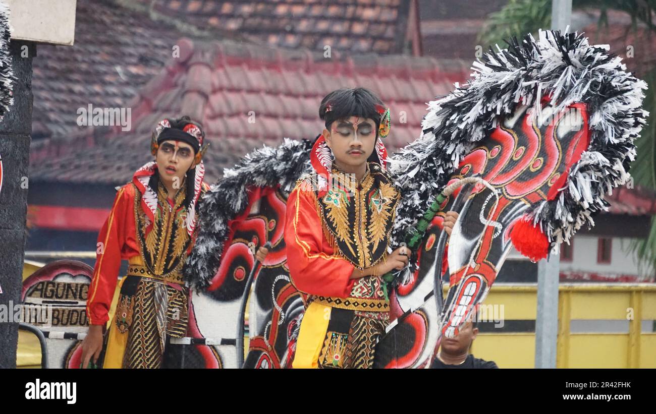 Jaranan dance, a traditional dance from Java. Jaranan comes from jaran ...