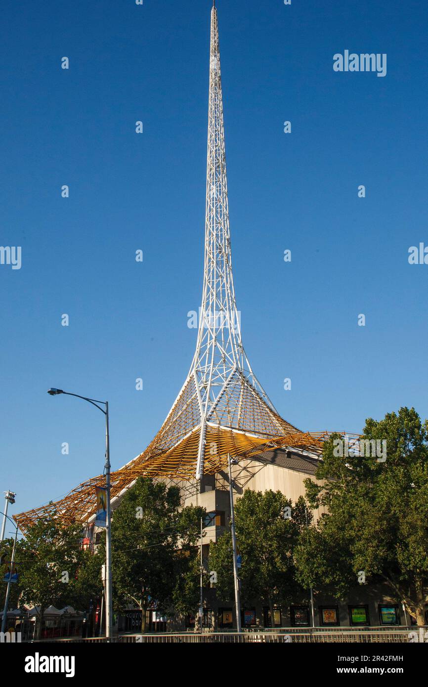 Spire on Melbourne Arts Centre Stock Photo - Alamy